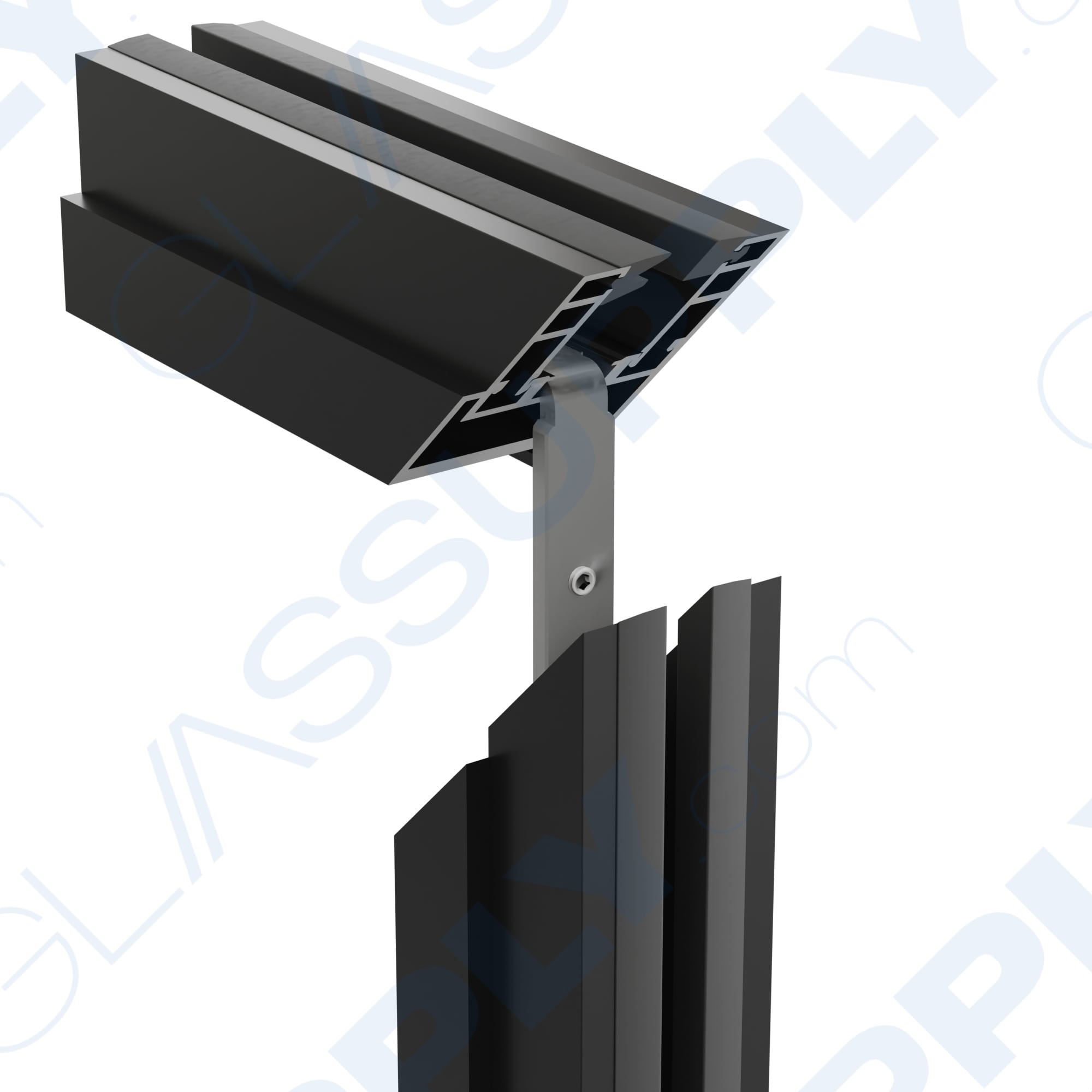 Office Partition Door Frame Kit - Glassupply (CA)