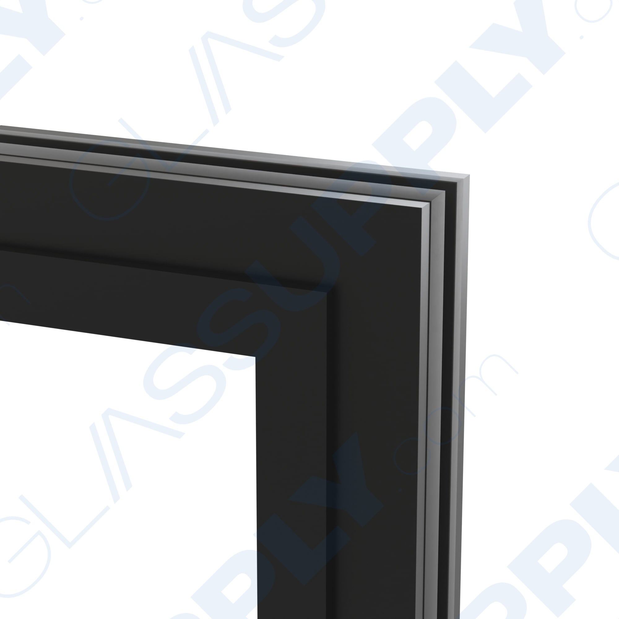 Office Partition Door Frame Kit - Glassupply (CA)