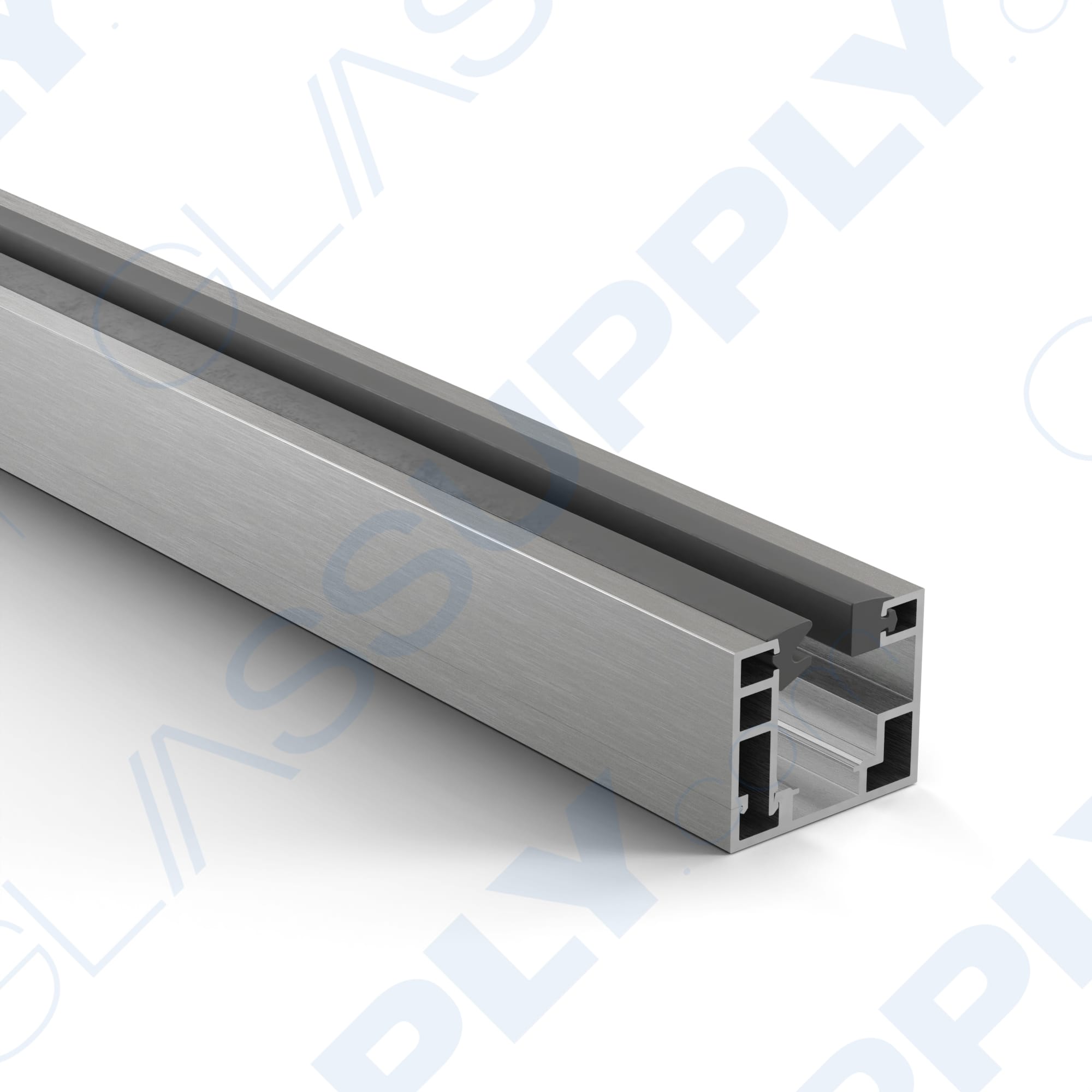 Office Partition U-channel 2 Parts Snap Kit - Glassupply (CA)